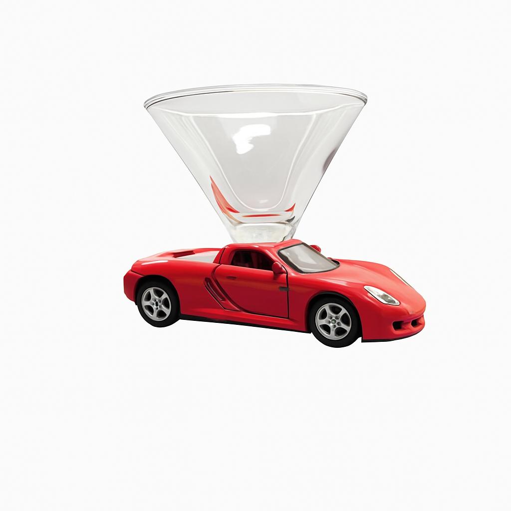 Porsche Carrera GT - Red – Cartini Glassware