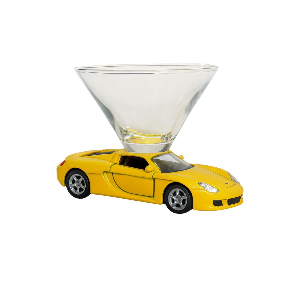 Porsche Carrera GT - Yellow – Cartini Glassware